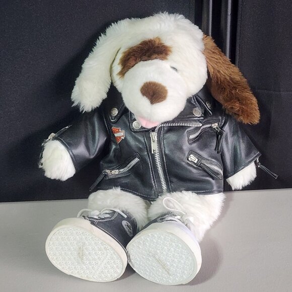 Build-A-Bear | Toys | Retired Buildabear Scruffy Dog W Harley Davidson ...